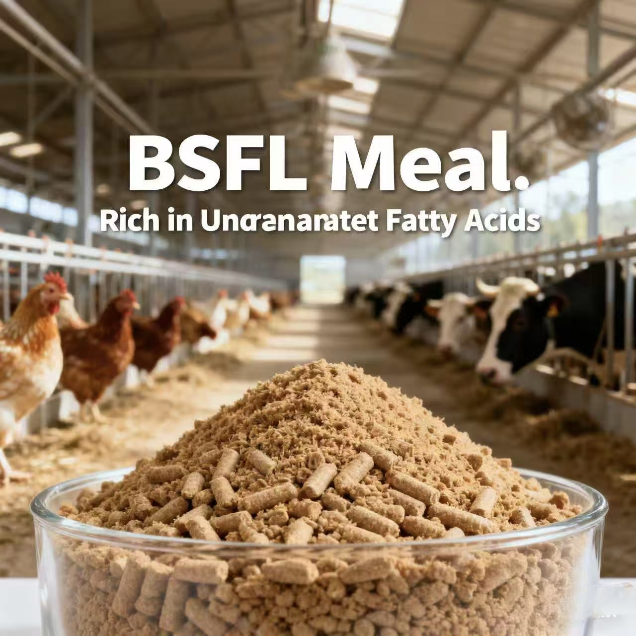 Feed Nutrition Upgrade! Black Soldier Fly Larvae Meal Rich in ...