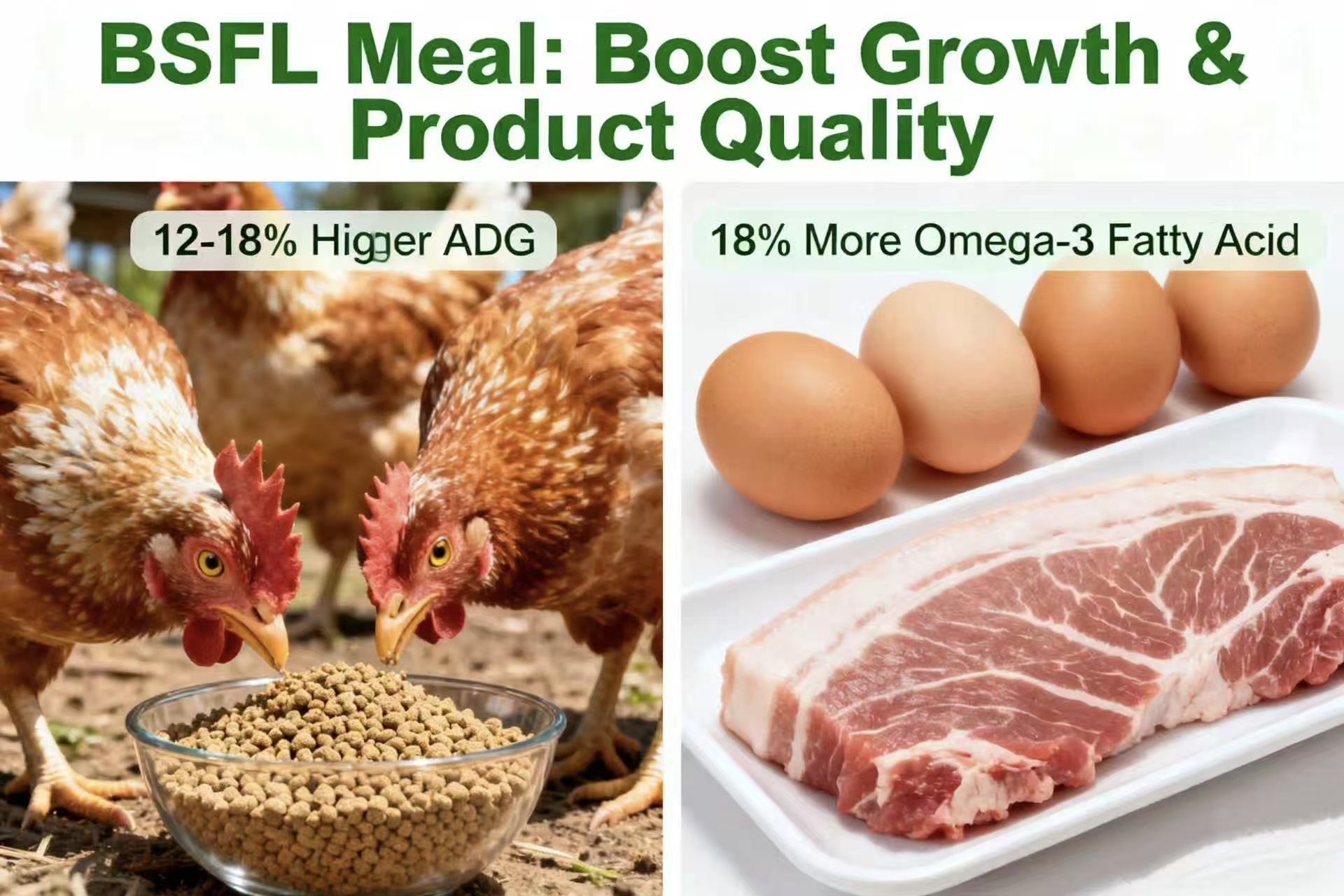 Feed Nutrition Upgrade! Black Soldier Fly Larvae Meal Rich in ...