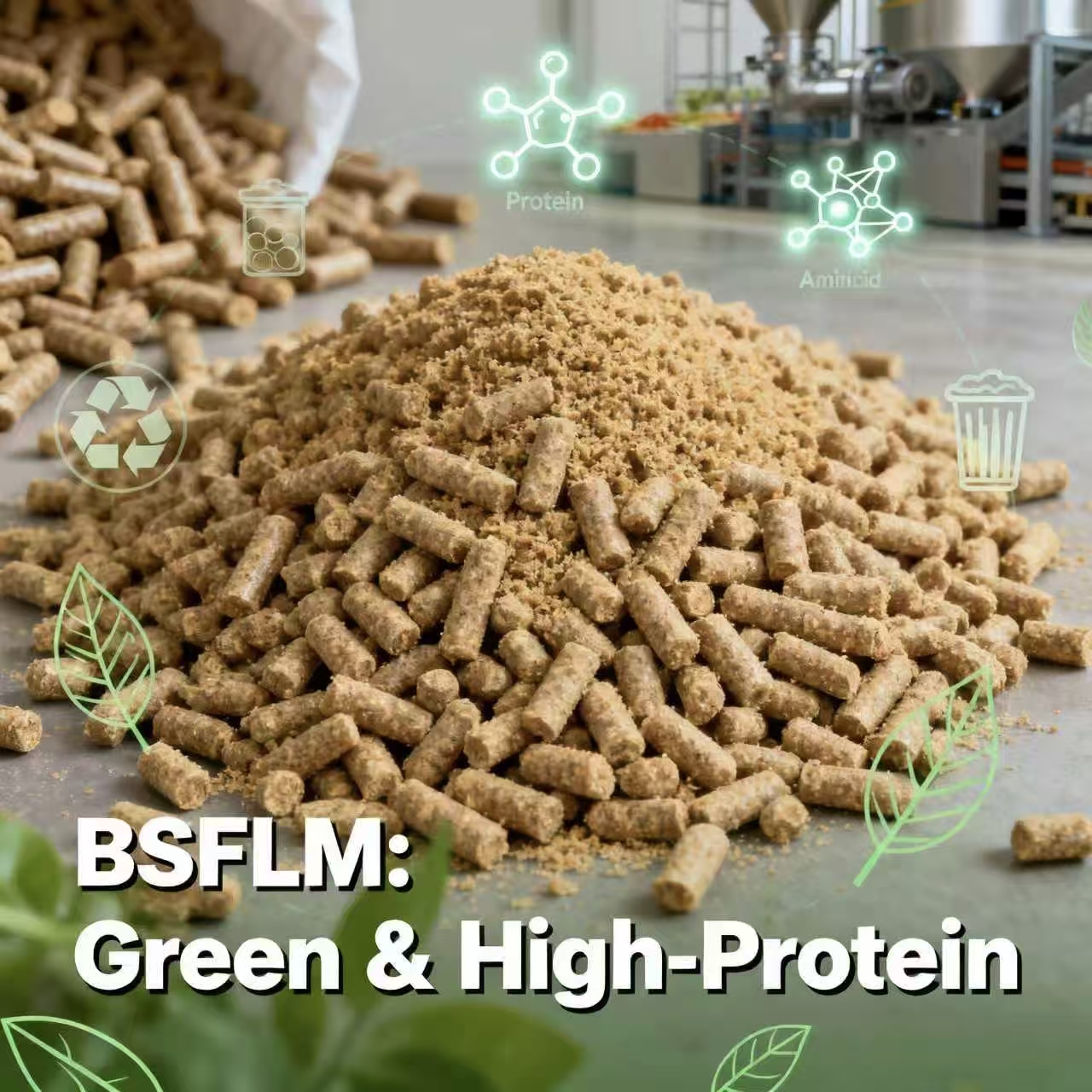 Dual Advantages of Green & Nutrition! Black Soldier Fly Larvae Meal ...