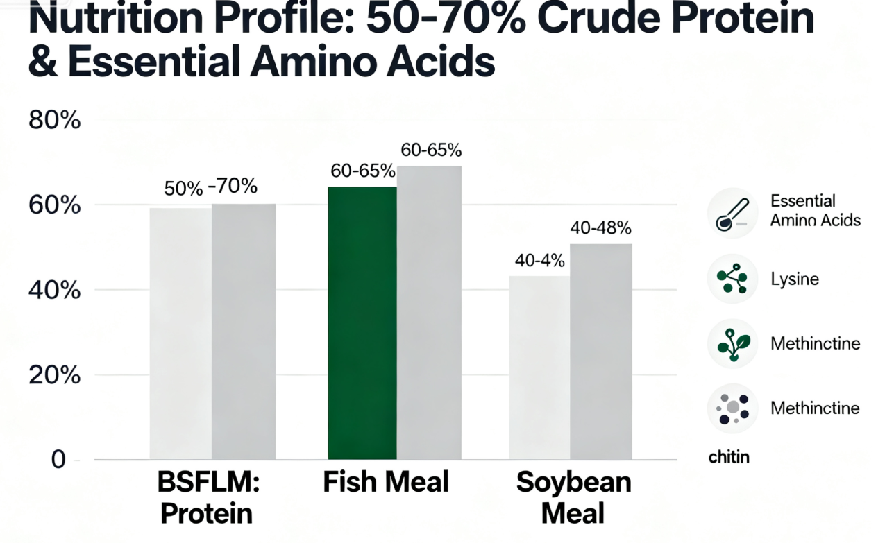 Dual Advantages of Green & Nutrition! Black Soldier Fly Larvae Meal ...
